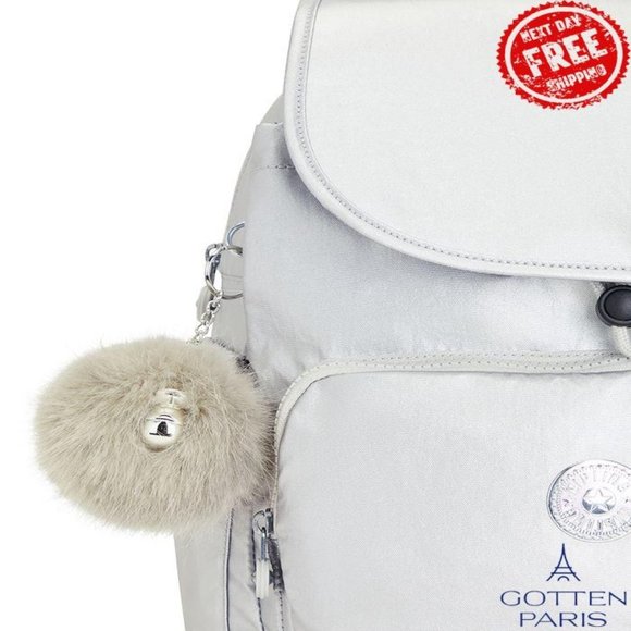 Kipling | Bags | Kipling City Pack Backpack Candy Metallic Womens Bag ...